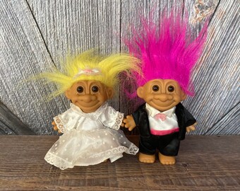 Wedding Troll Doll | Etsy