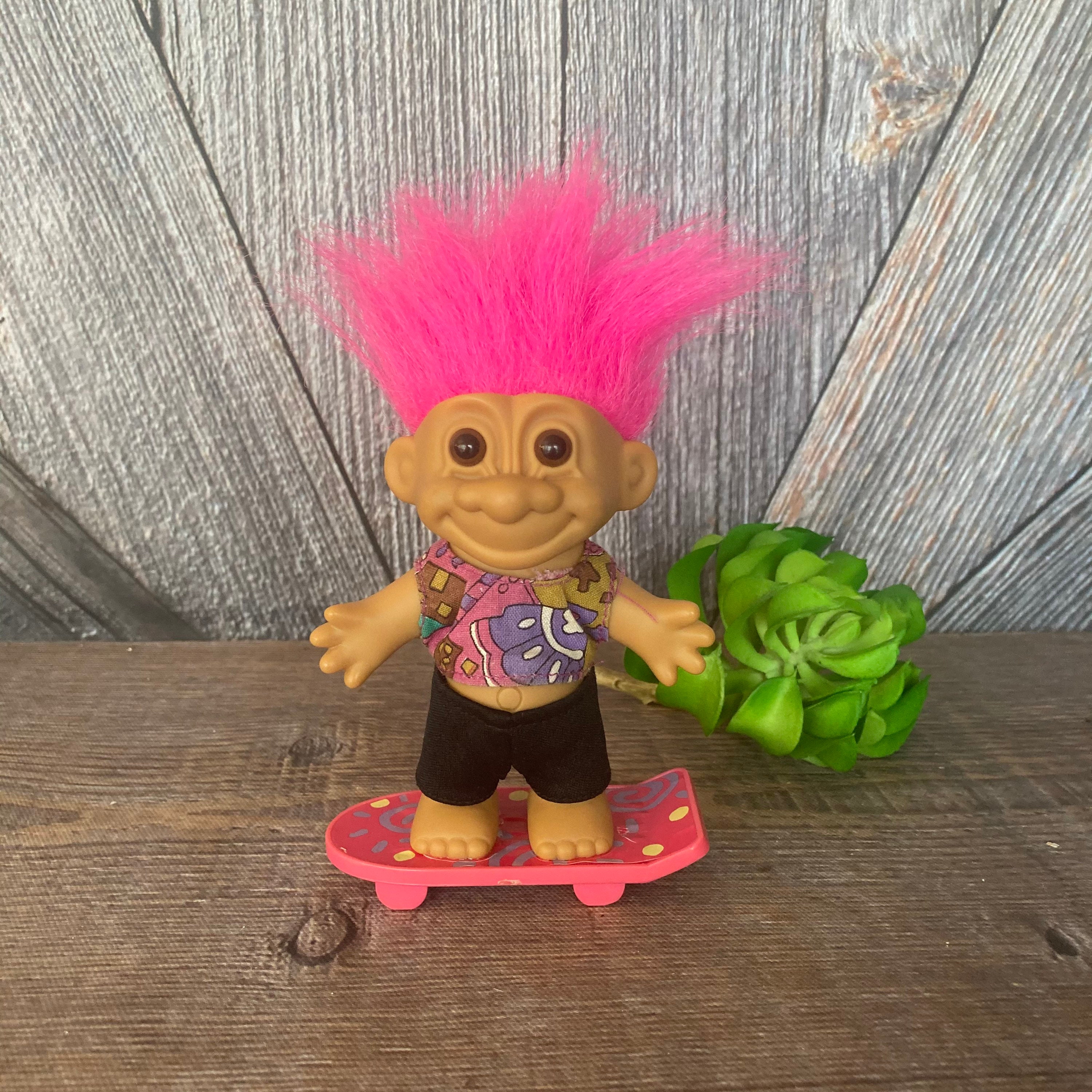 Vintage Skateboard Troll Skater Troll Russ Berrie Original Etsy