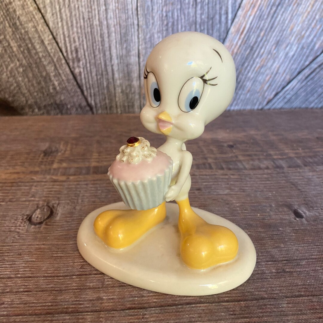 Vintage Ceramic Tweety Figurine A Present From Tweety Lenox Warner Bros ...