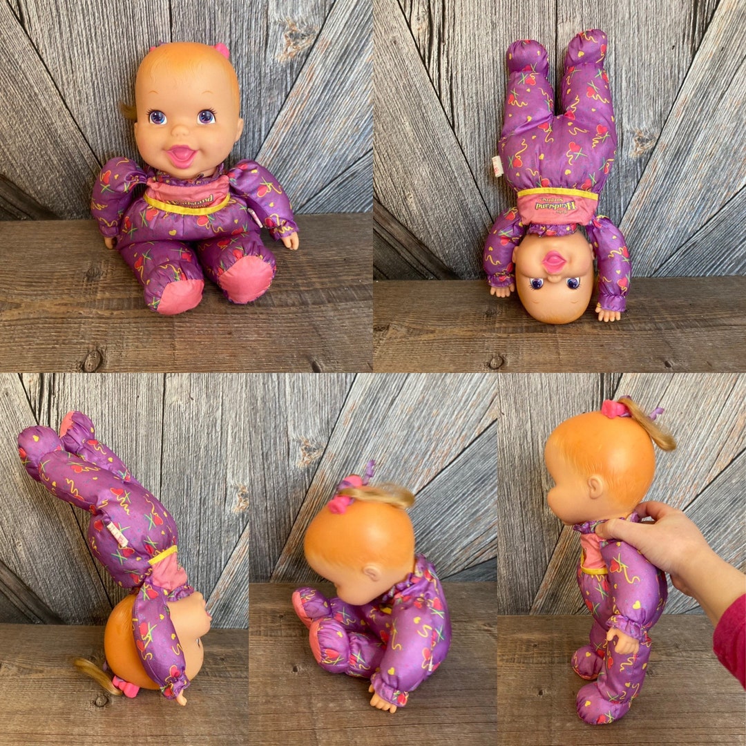 Vintage Baby Headstand Surprise Plush Toy Biz 1995 90s Toy 13 Inch ...