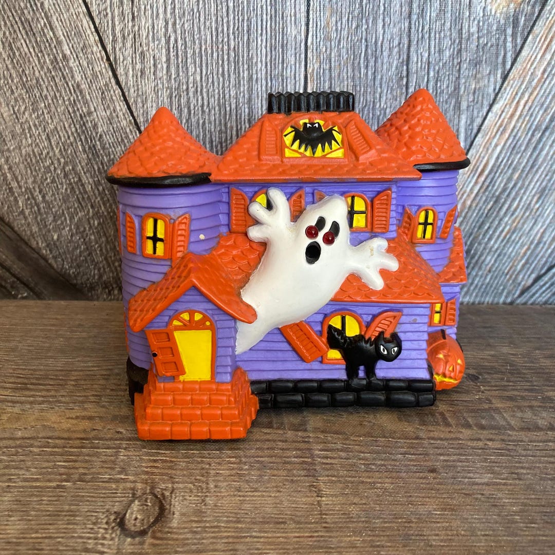 Vintage Boo Drop Inn Howling Haunted House Avon Light and Sound ...