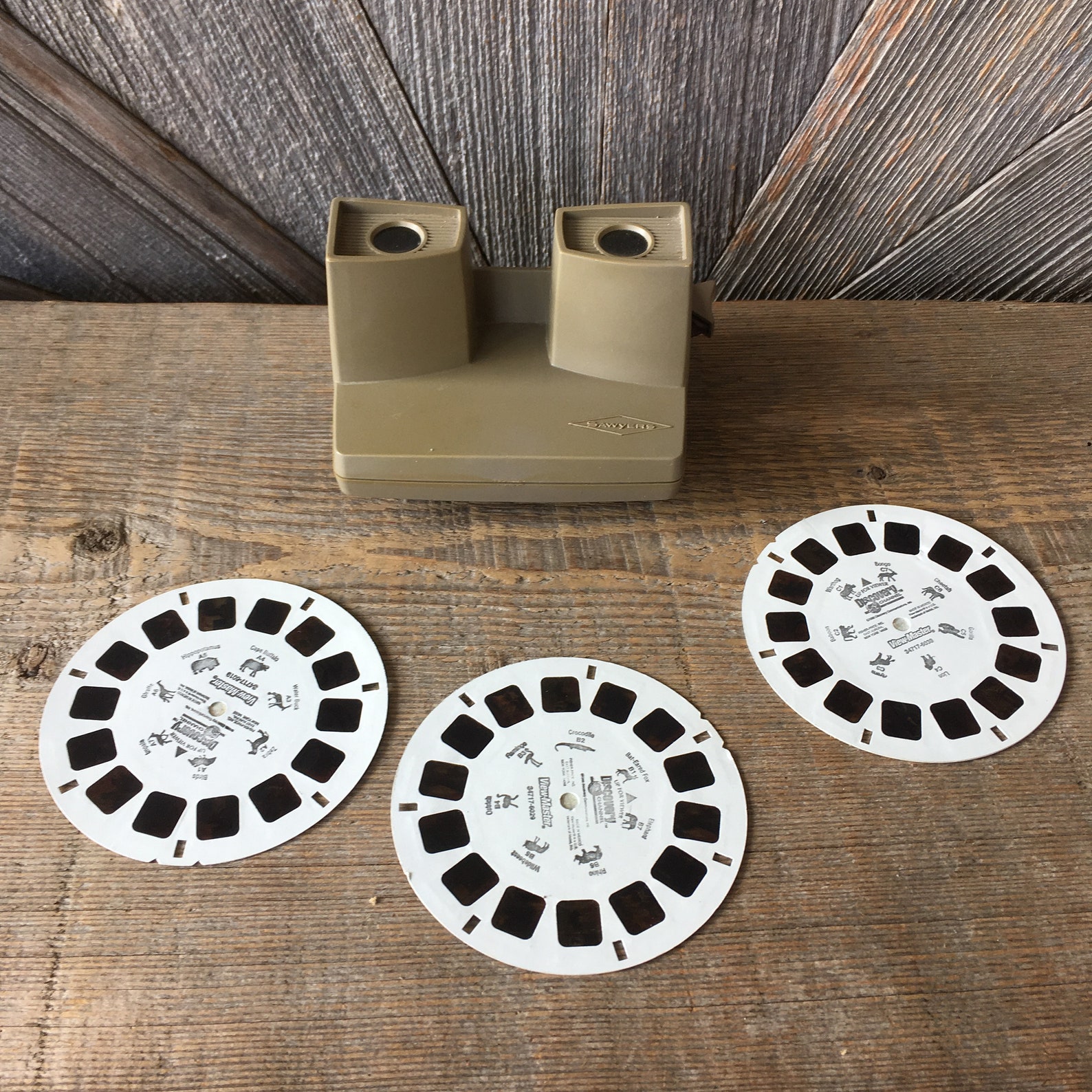 Vintage View Master 90s Toy With Animal 3D Picture Reels - Etsy