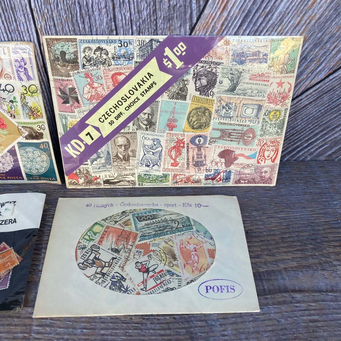 Vintage Stamp Collection Old Postage Stamp Instant Collection - Etsy