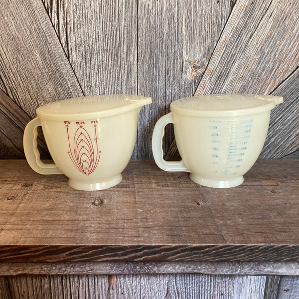 Vintage Tupper Measuring Cups - Etsy