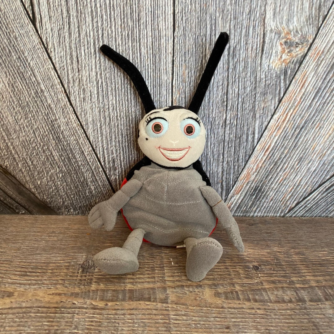 Vintage A Bug's Life Bean Bag Francis Lady Bug Plush 90s Toy Disney ...