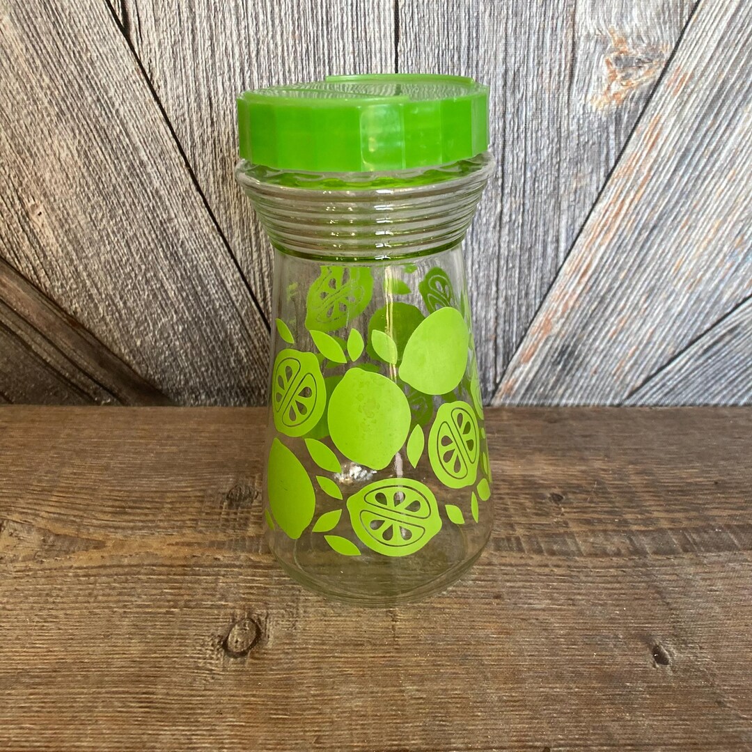 Vintage Pyrex Glass Lime Juice Carafe Pitcher, Mid Century Modern ...