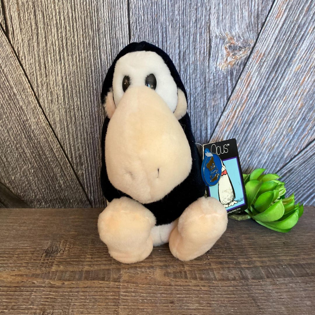 Vintage Opus Plush Mini Stuffed Penguin {small 1980s Dakin Washington ...