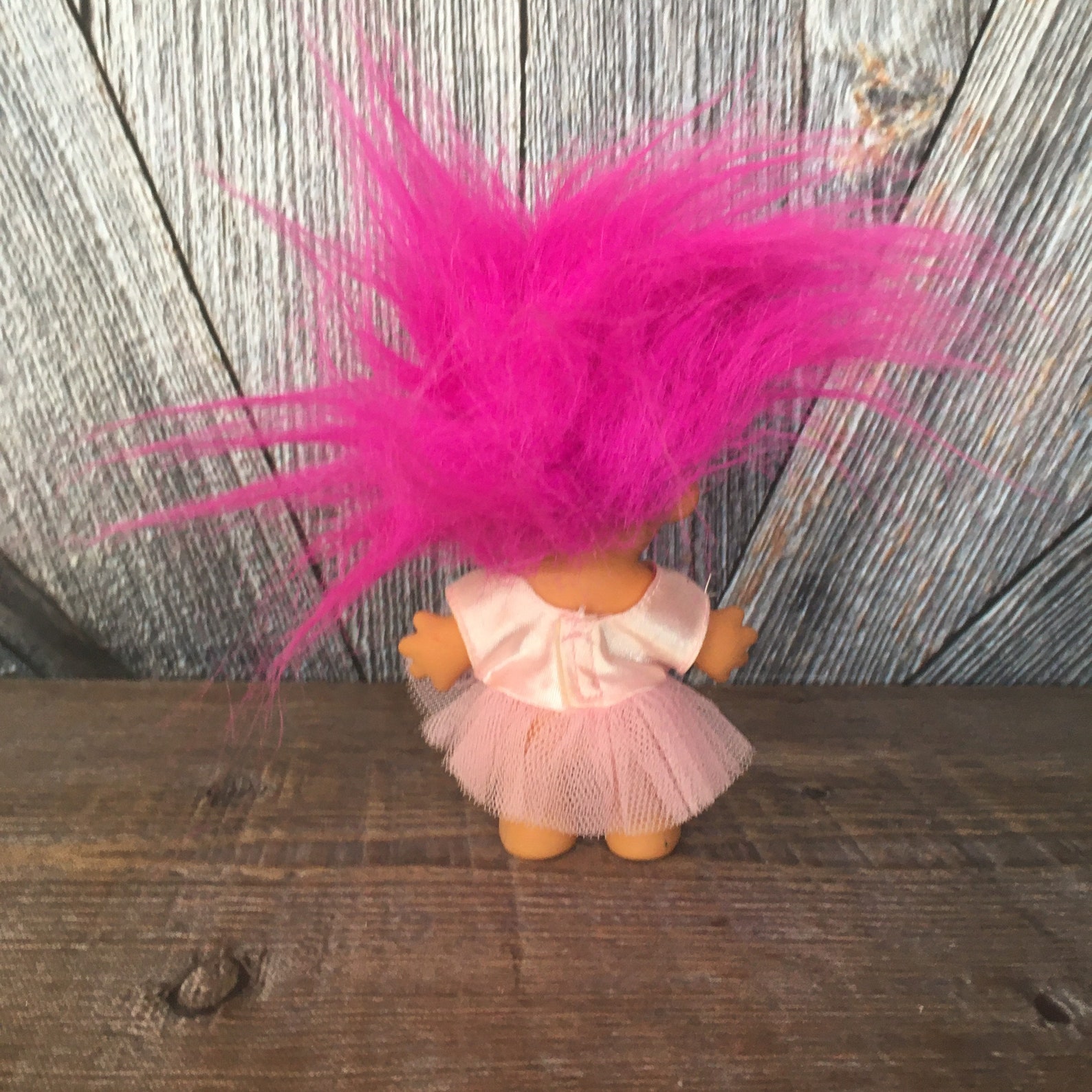 Vintage Girl Troll Doll ballerina Pink Tutu Dress Troll With - Etsy