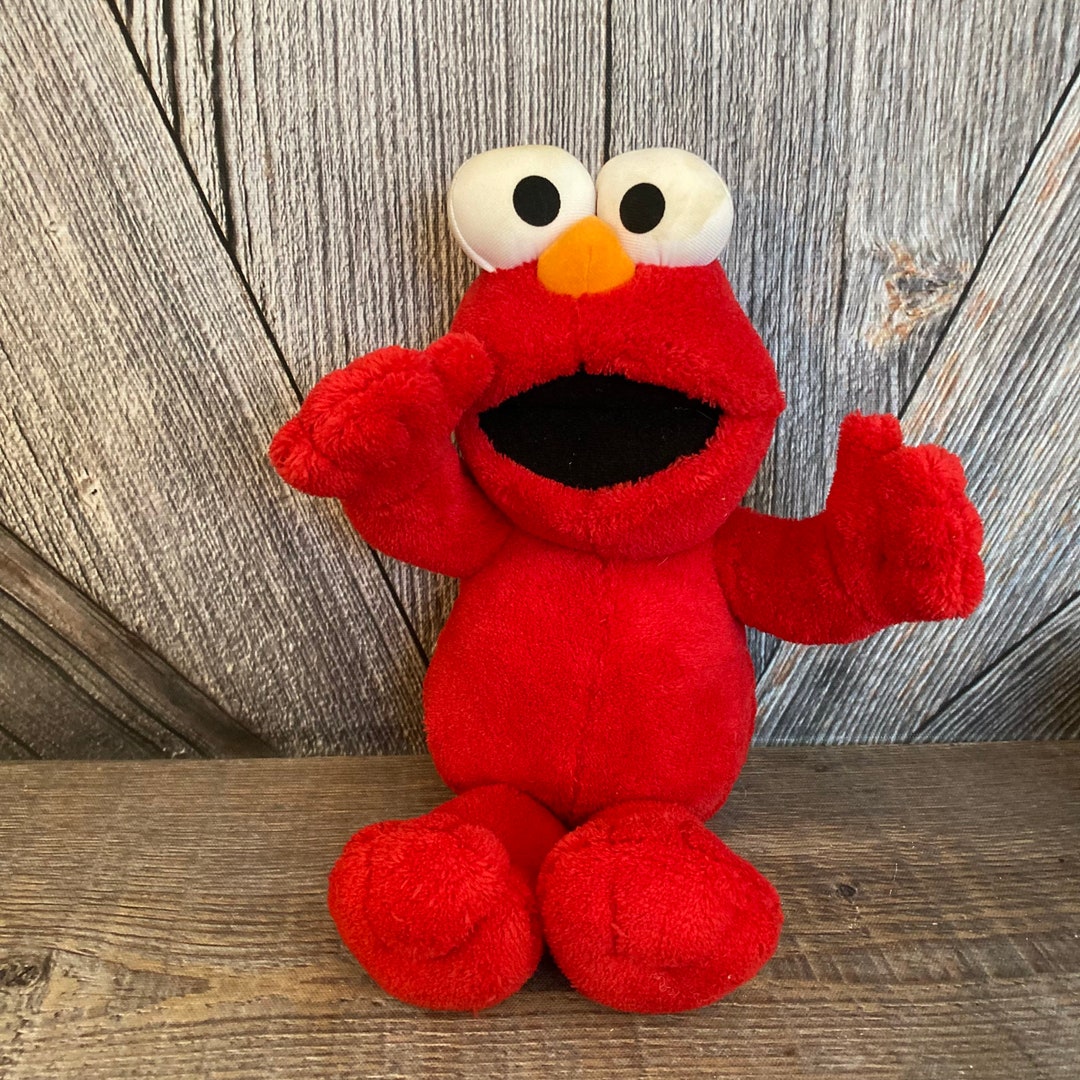Vintage Potty Elmo {stuffed 2003 Sesame Street Battery Plush Toys Potty ...