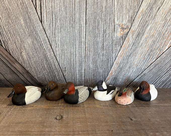 Vintage Duck Painted Realistic Bird Jennings Decoy Cabin Decor, Pick 1 ...