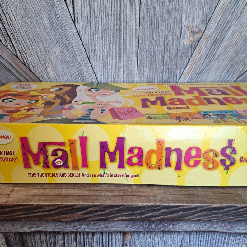 Vintage Mall Madness Game Board Game Electronic Toy Shopping - Etsy