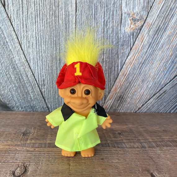 Vintage Firefighter Troll Doll Fire Fighter Troll Russ | Etsy