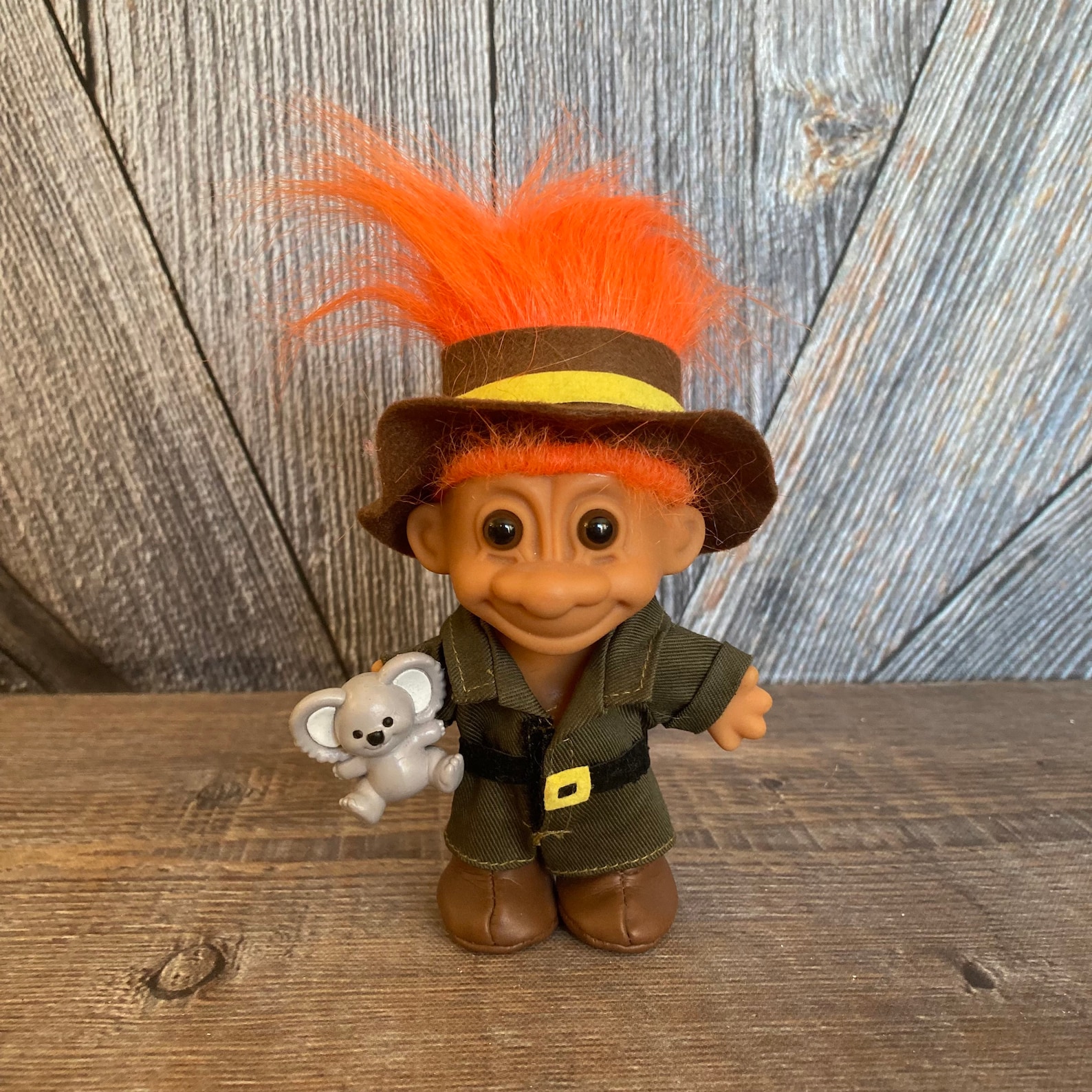 Vintage Australia Troll Doll {australian Troll With Hair} Russ Berrie ...