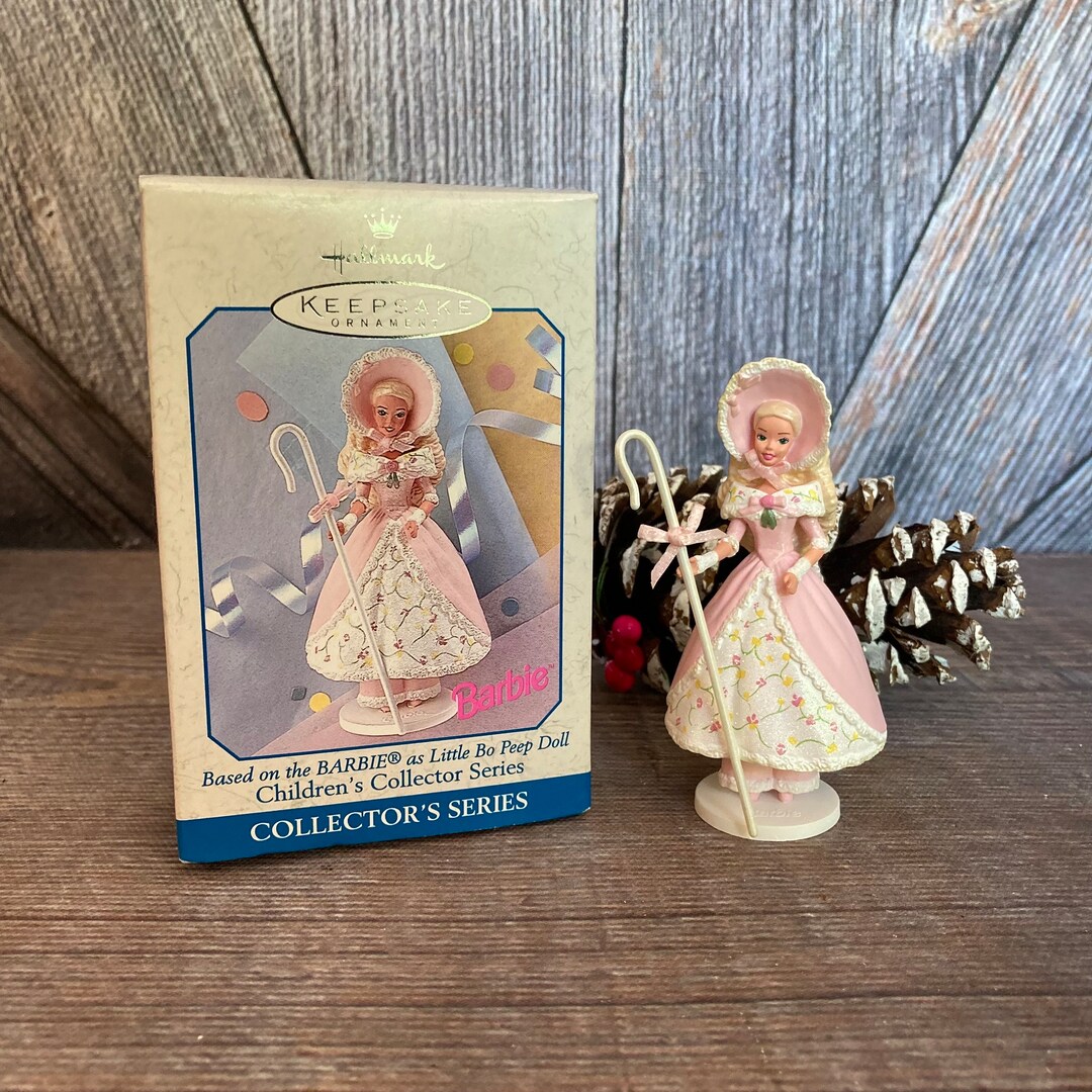 Vintage Barbie Little Bo Peep Christmas Ornament Hallmark Keepsake ...