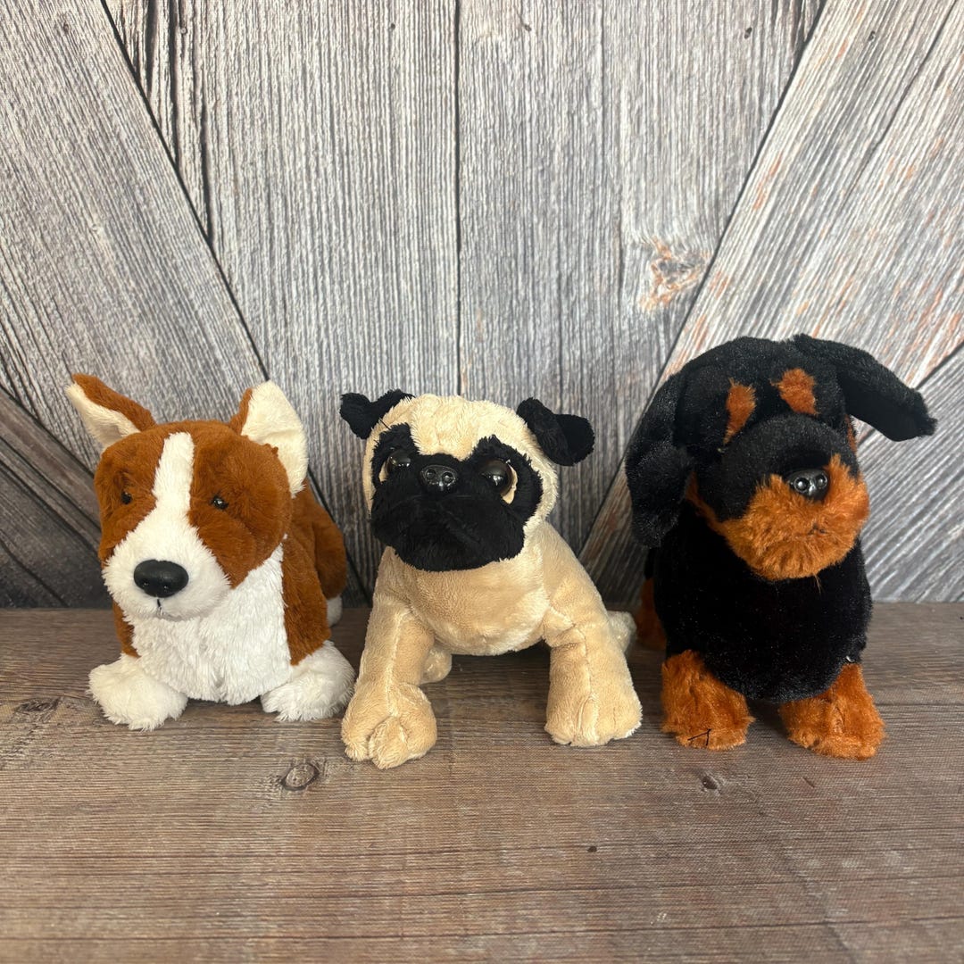 Vintage Dog Webkinz Plush, Ganz 8 Inch ORIGINAL Toy Stuffed Animal Pick ...