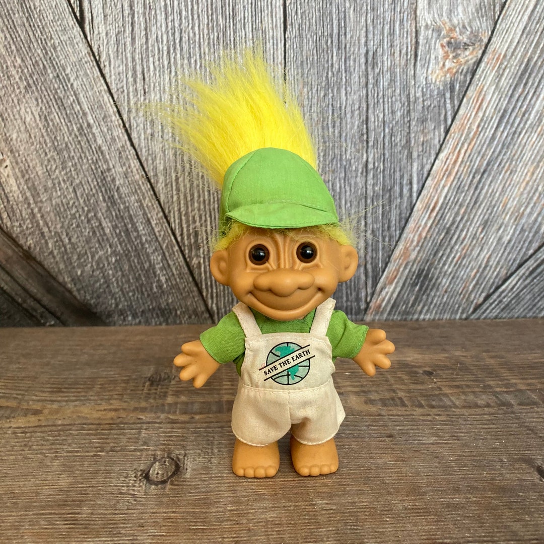 Vintage Troll Doll {save the Earth Ecofriendly Earth Day Troll} Russ ...
