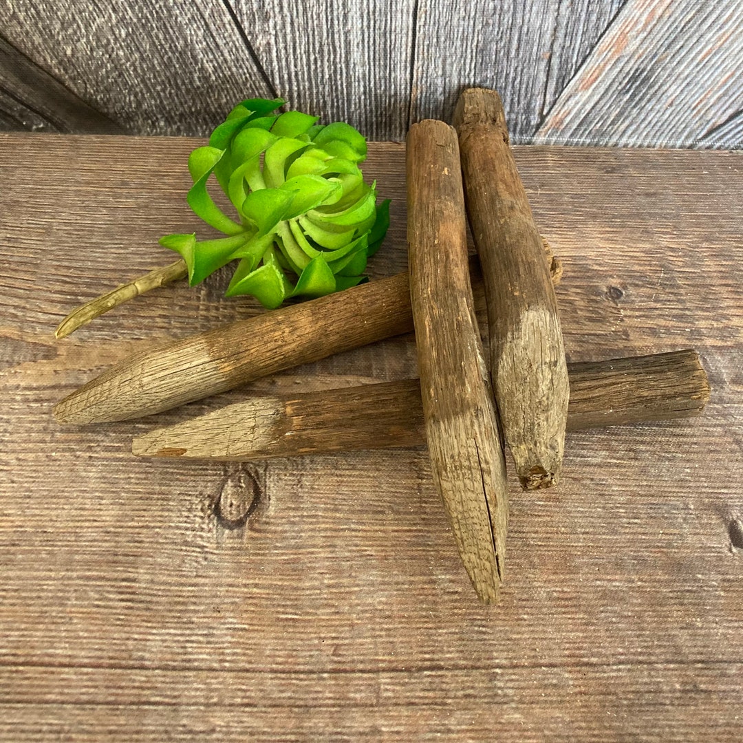 4 Wooden Barn Pegs, Timber Frame Barn, 1800's Barn, Oak Pegs, Handmade ...