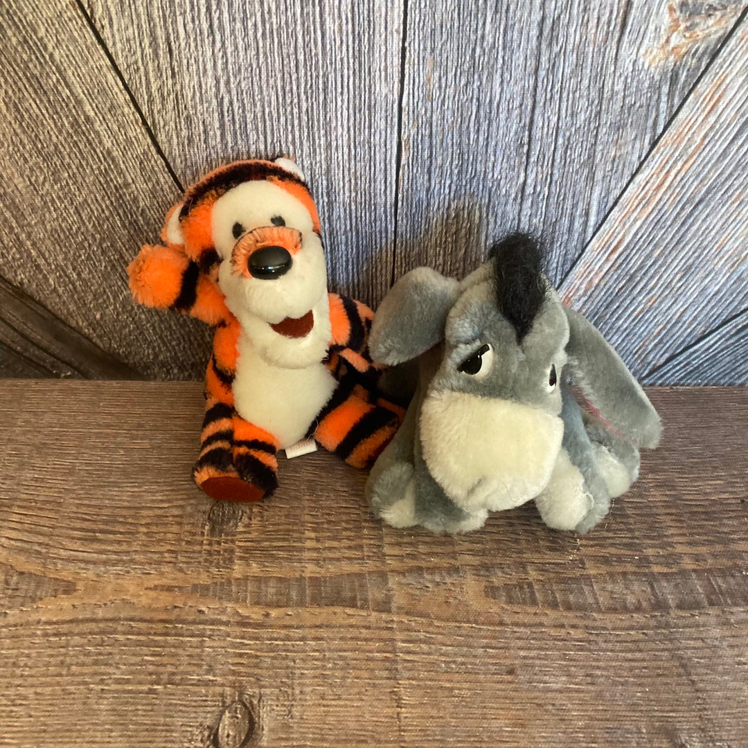 Vintage Tigger and Eeyore Plush Toy Sears Tigger Winnie the Pooh Walt ...