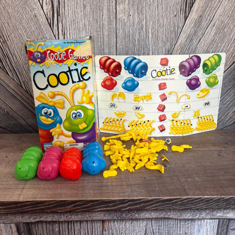 Vintage Cootie Game - Etsy