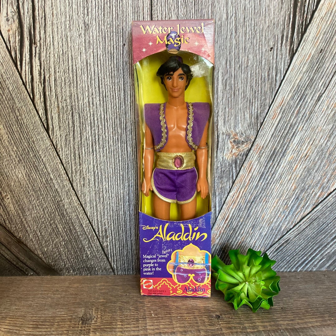 Aladdin Doll- Water Jewel Magic Aladdin Action Figure Doll {vintage ...