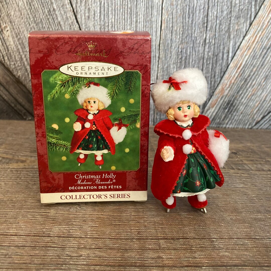 Vintage Madame Alexander Christmas Holly Christmas Ornament {hallmark ...