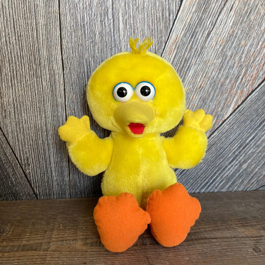 Vintage Giggles Big Bird Like Tickle Me Elmo Giggles Stuffed Laughing ...