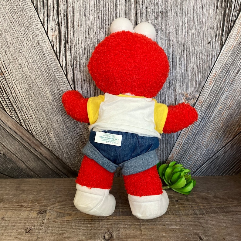 Elmo Plush Toy Doll {stuffed Sesame Street Plush Toys Tyco 1997 Walk ...