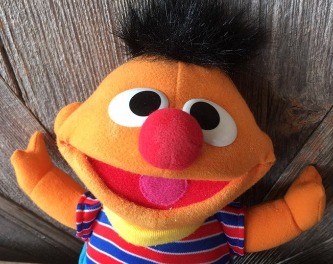 Tickle Me Ernie {vintage Tyco Sesame Street Learning Toy Doll Laugh ...