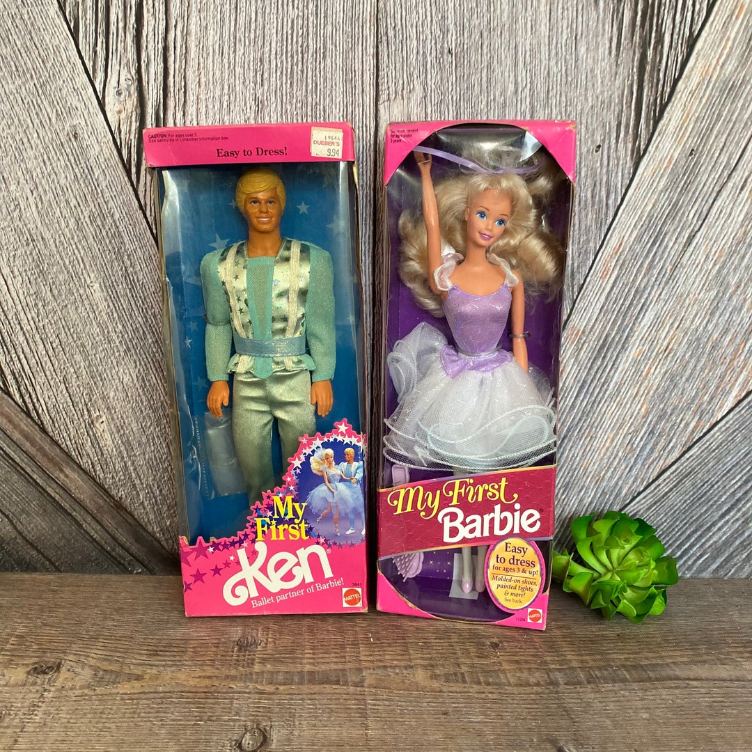 My First Barbie and My First Ken Set {mattel 11294 3841 Ballet Partner ...