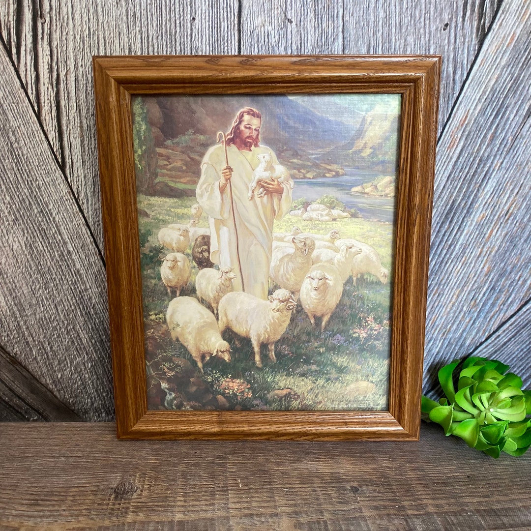 Vintage Shepherd Print Warner Sallman 1942 the Lord is My Shepard Jesus ...