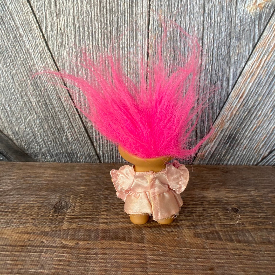 Vintage Flower Girl Troll Doll wedding Troll With Pink Hair | Etsy
