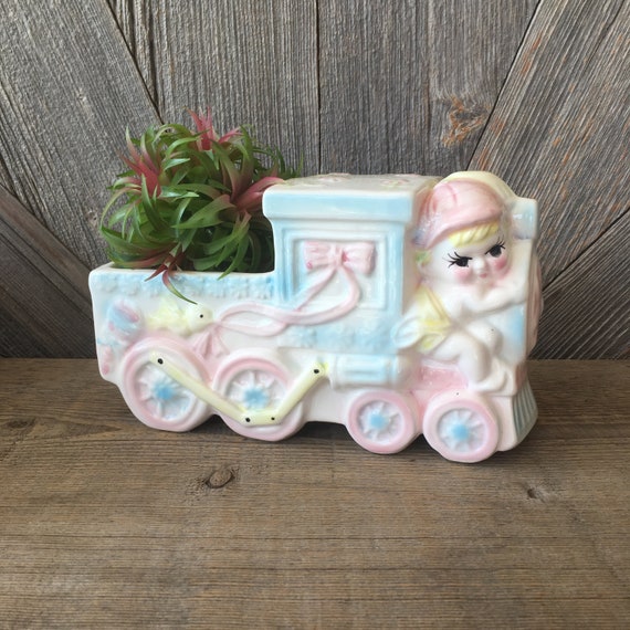 Home Décor Vintage Baby ceramic planter Vases etna.com.pe