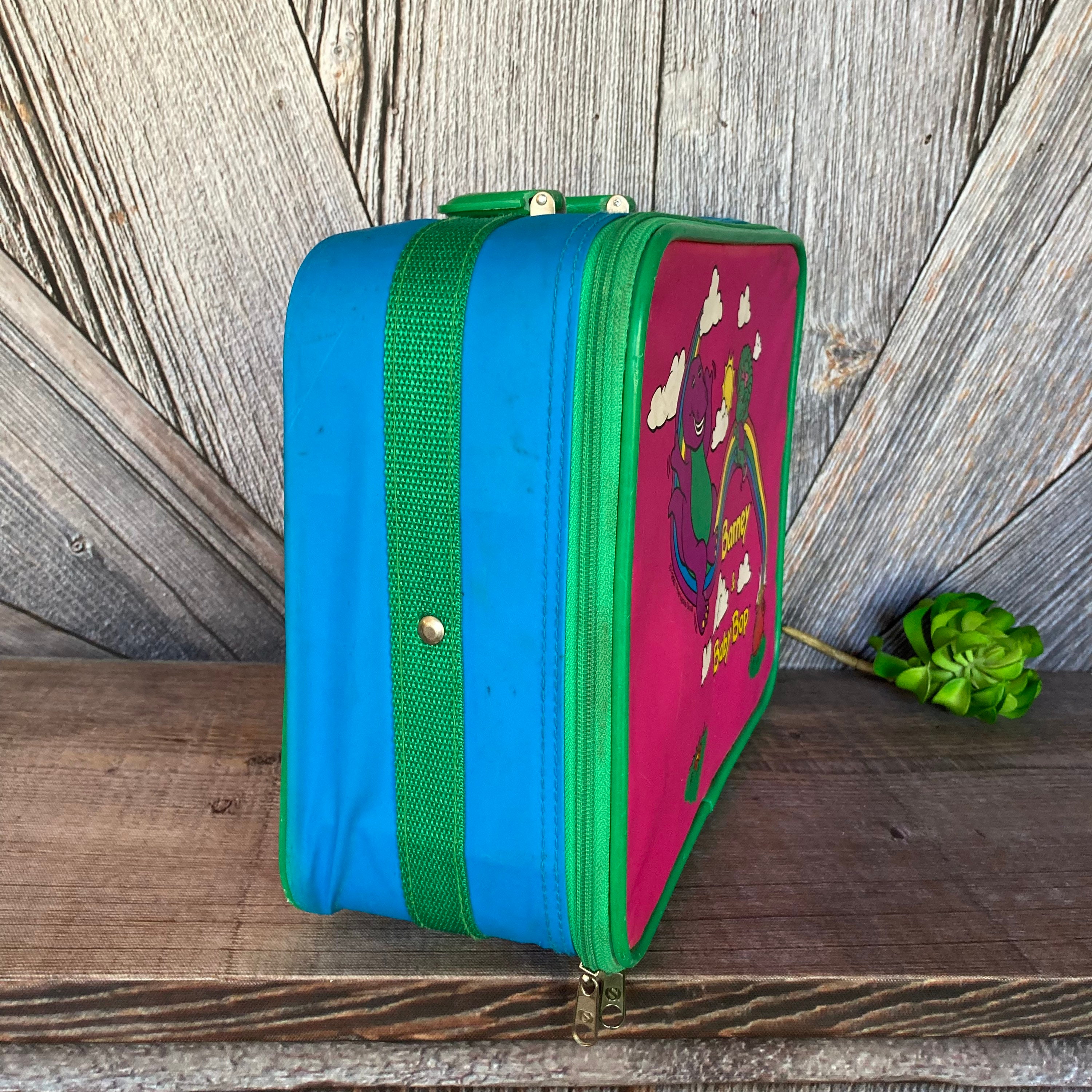 Barney Vintage Suitcase Toy Large 13 inch kid Suit Case Bag | Etsy