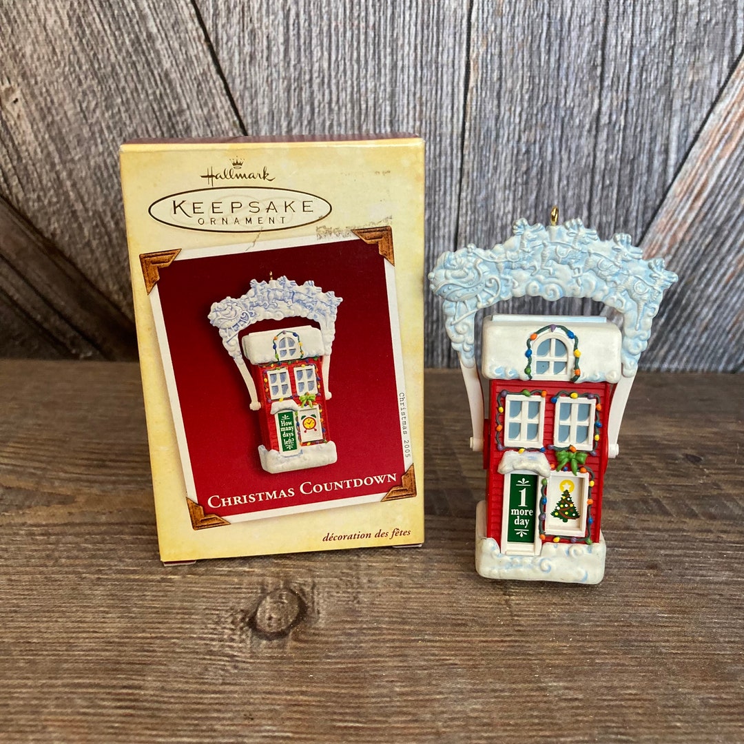 Vintage Christmas Countdown Ornament {hallmark Keepsake Ornament ...