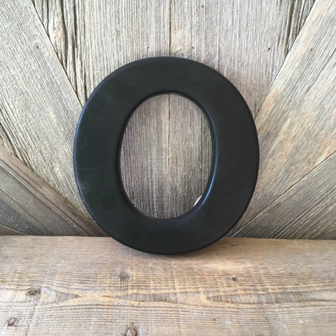 Vintage Plastic Letter O Old Sign Black Large 9.5 Inch Plastic - Etsy