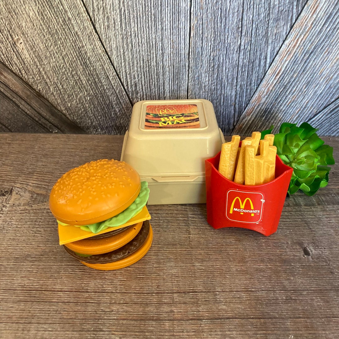 Vintage Big Mac Toy Food, Fisher Price Fun With Food 1988 80's ...
