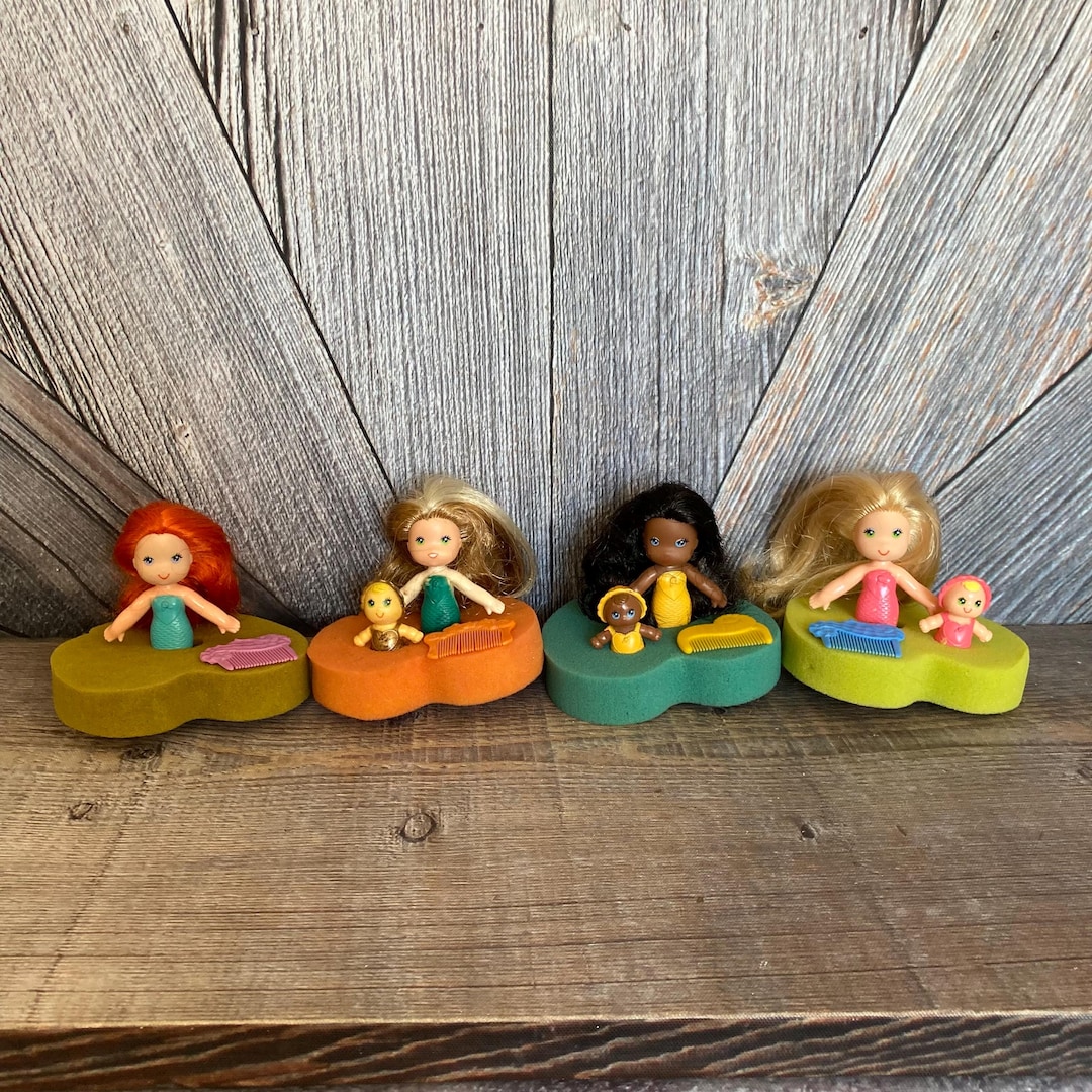 Vintage Sea Wees and Babies Dolls, Pick 1 Kenner Mermaid Dolls 1970's ...