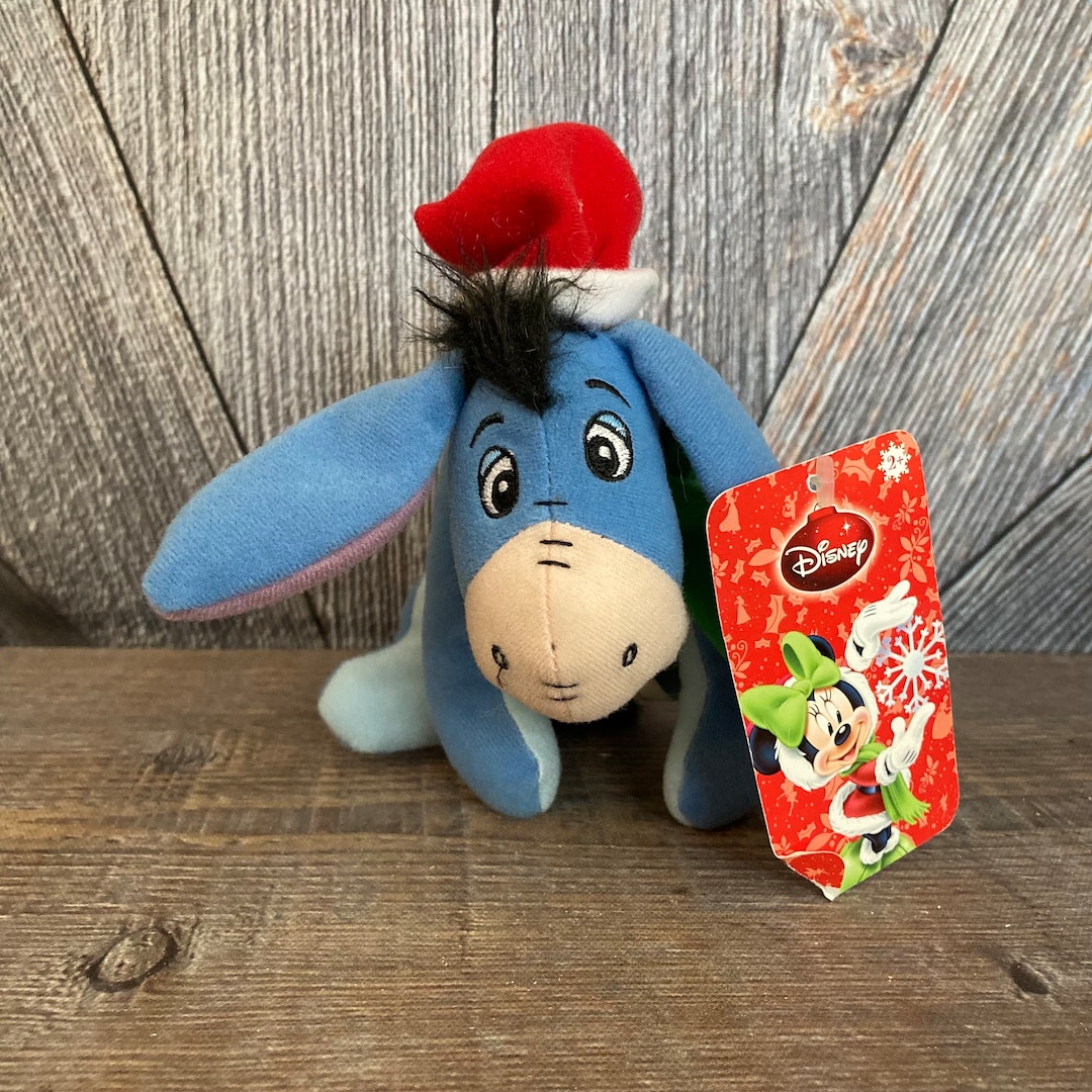 Vintage Eeyore Stuffed Animal Pooh Plush Toy {christmas Hat Eeyore ...