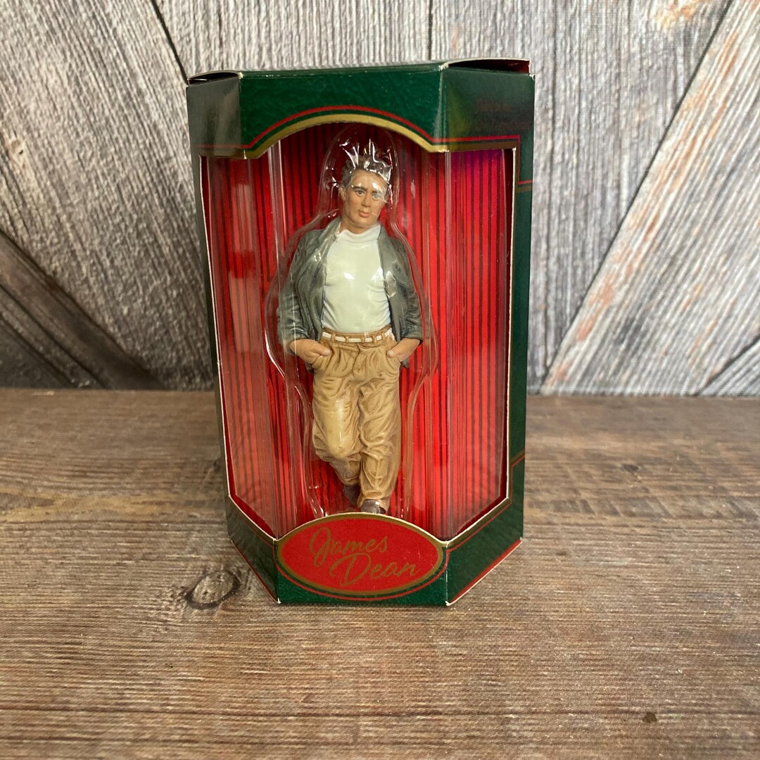 Vintage James Dean Christmas Ornament {heirloom Keepsake Ornament ...