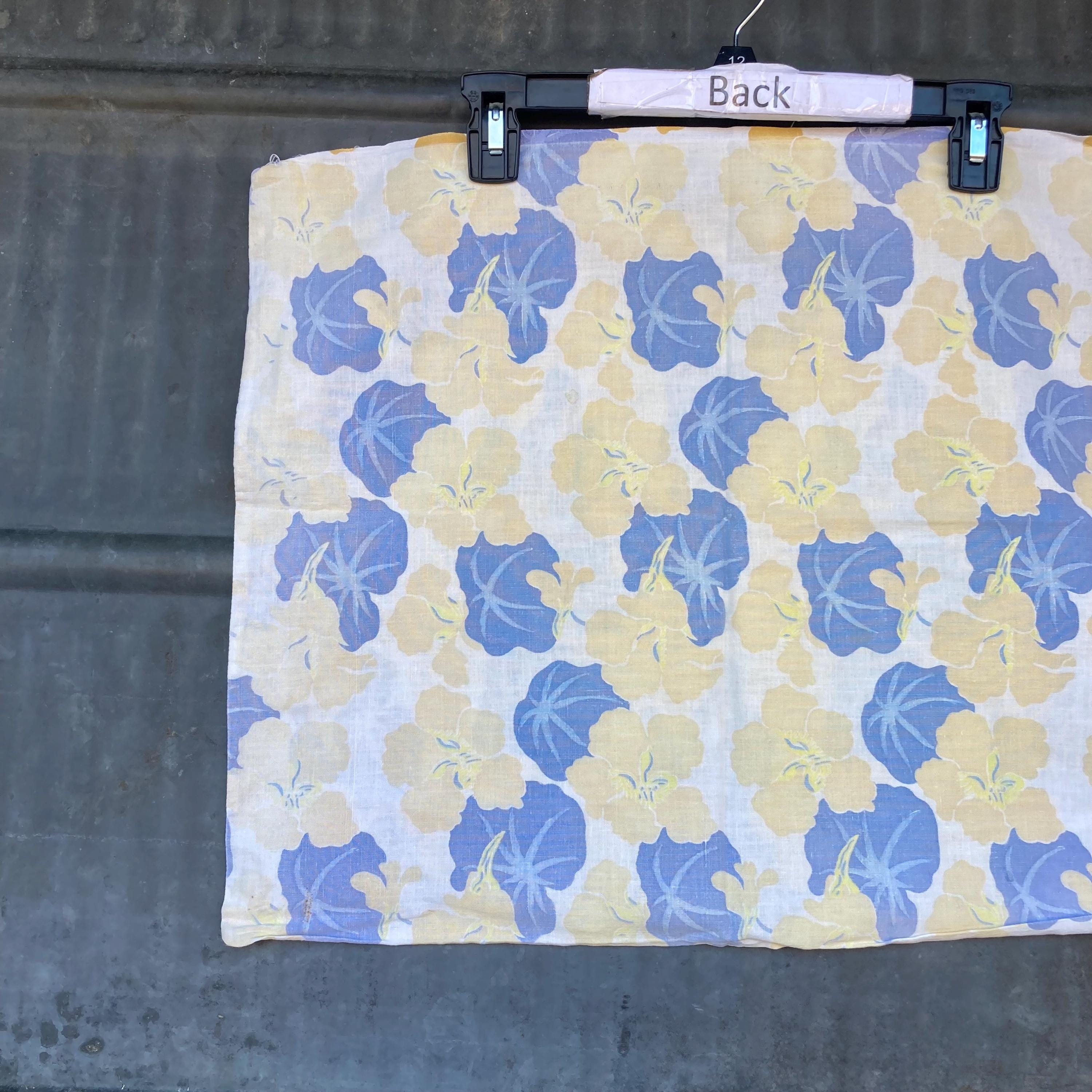 Vintage 1930's-1940's Feed Sack or Flour Sack Cotton Linen Fabric Quilt ...