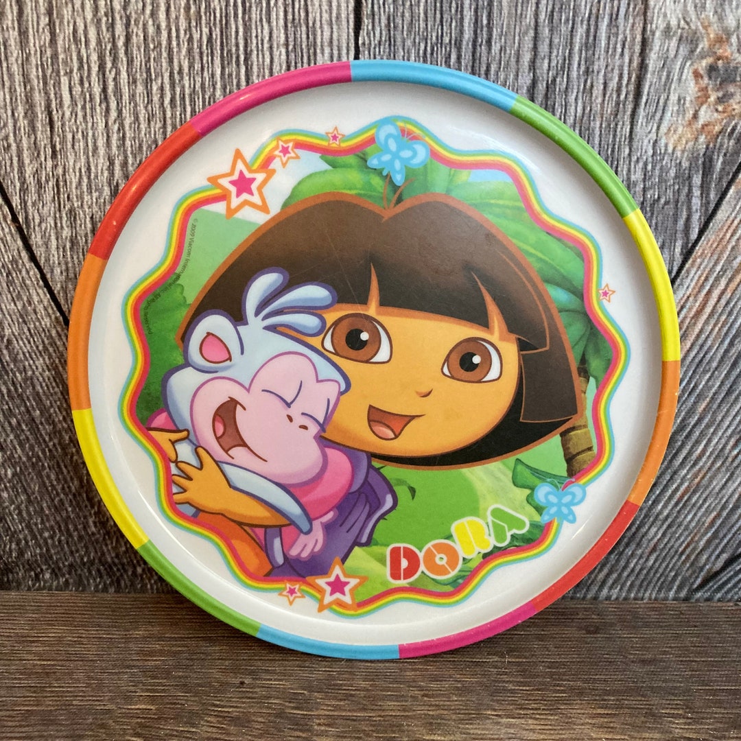 Vintage Dora the Explorer Plate Adventures of Dora and Boots - Etsy