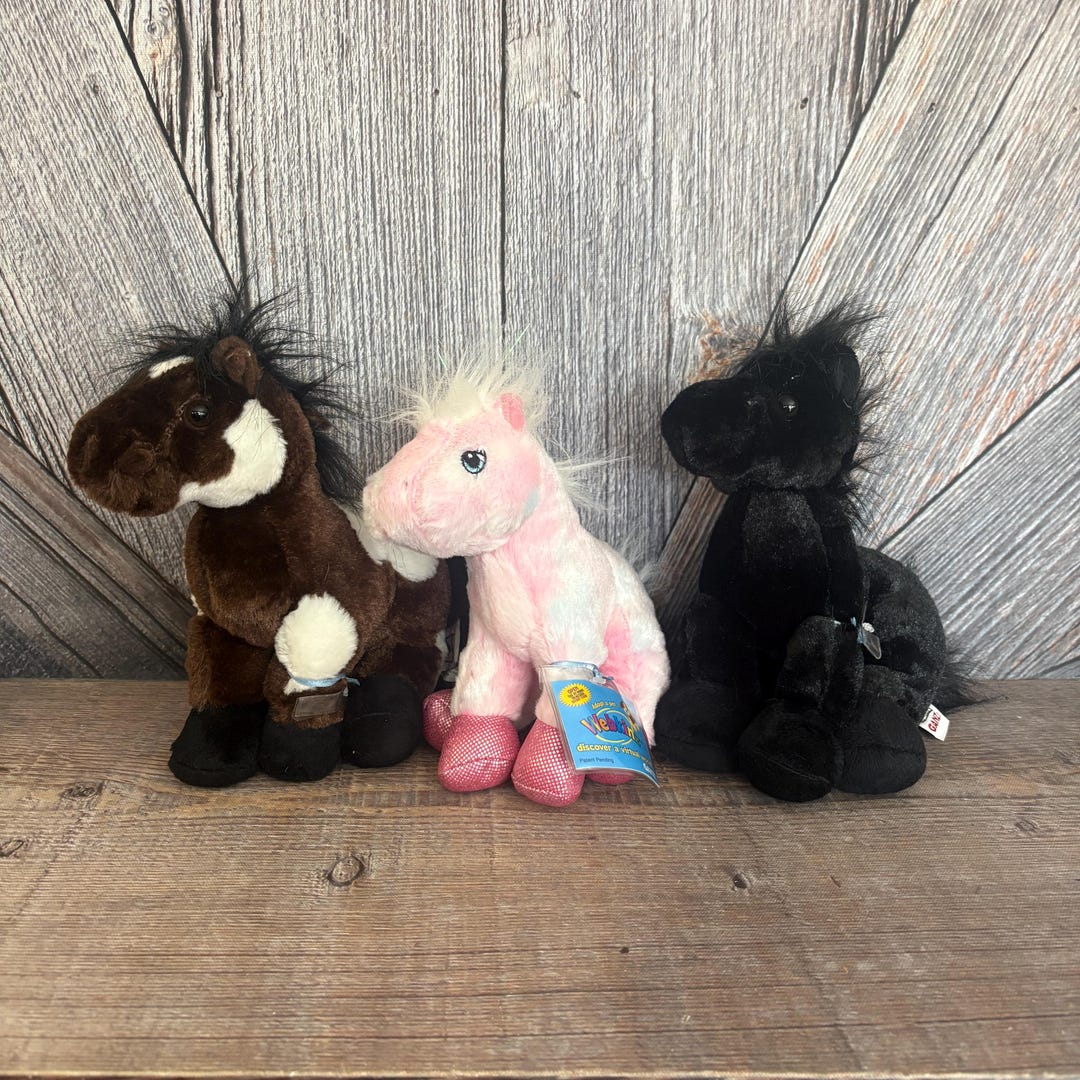 Vintage Horse Webkinz Plush, Ganz 8 Inch ORIGINAL Toy Stuffed Animal ...