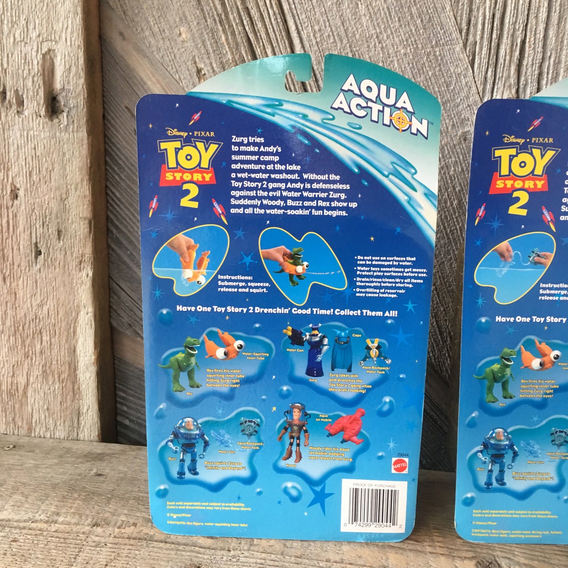 Toy Story 2 Aqua Action Figures Water Warrior Zurg Patrol | Etsy