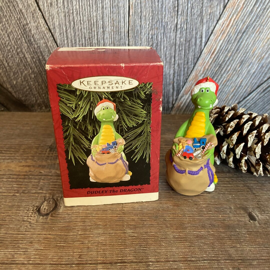 Vintage Dudley the Dragon Ornament {hallmark Keepsake Ornament Holiday ...