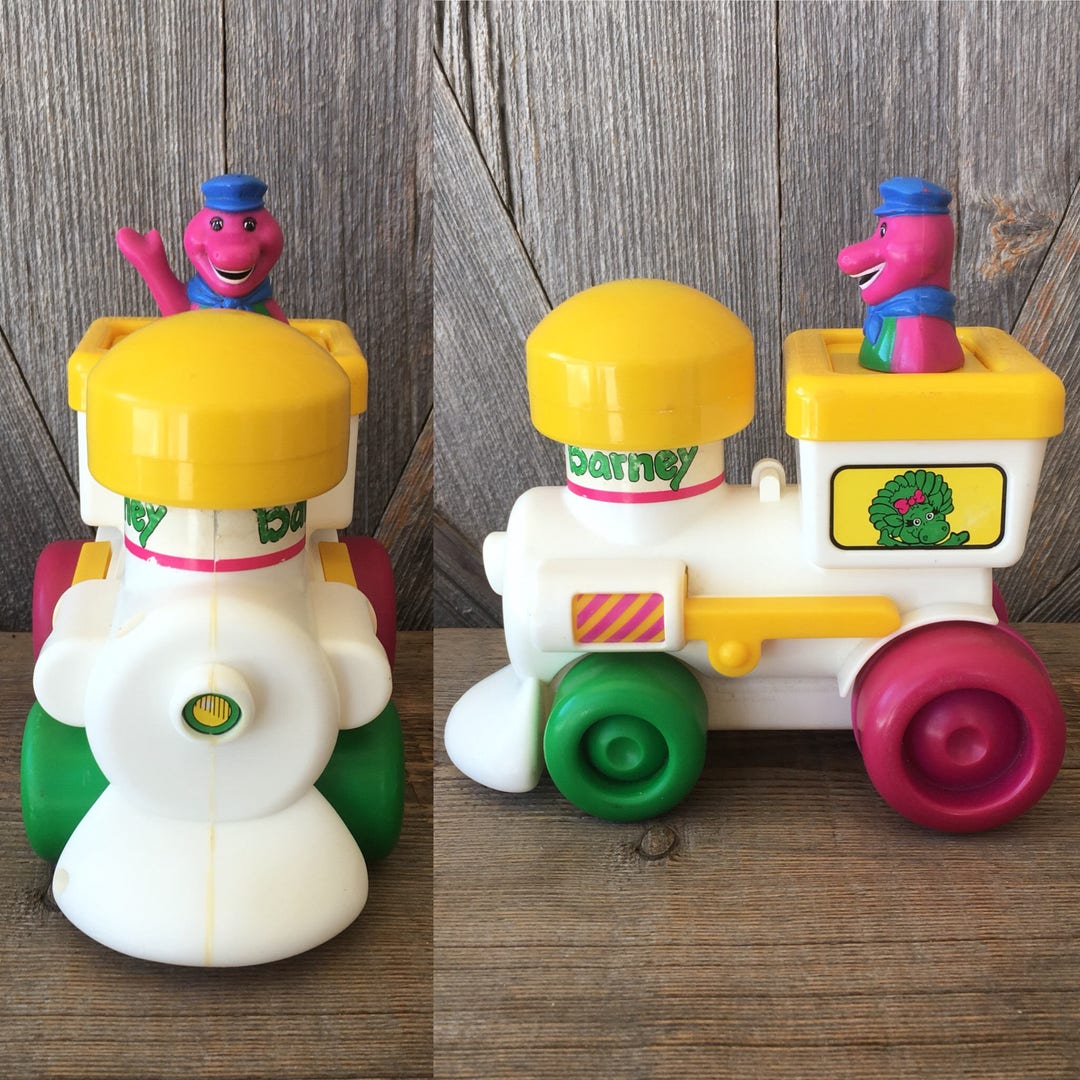 Barney Train Toy lyons Group Barney Engineer Conductor - Etsy