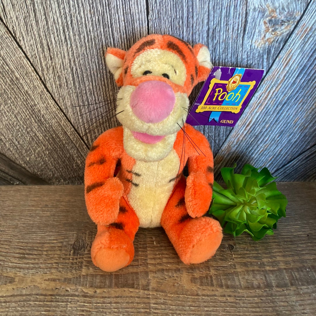 Vintage Tigger Plush Toy Gund Tigger Winnie the Pooh Walt Disney World ...