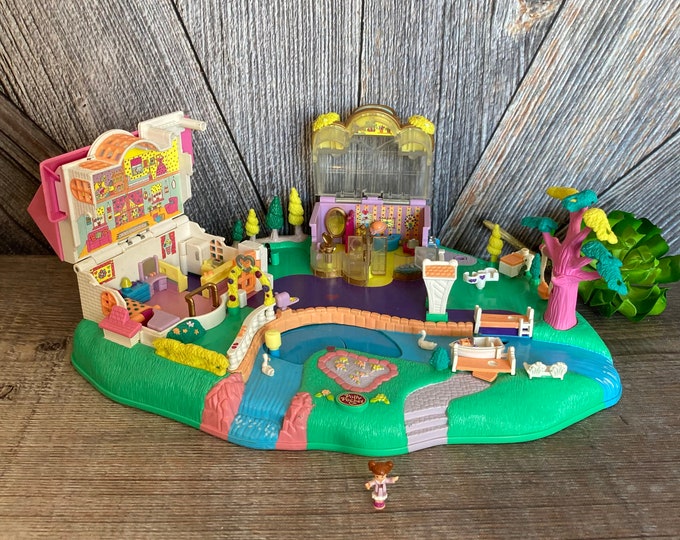 Vintage Polly Pocket Set Magical Movin' Playset Pollyville Compact ...