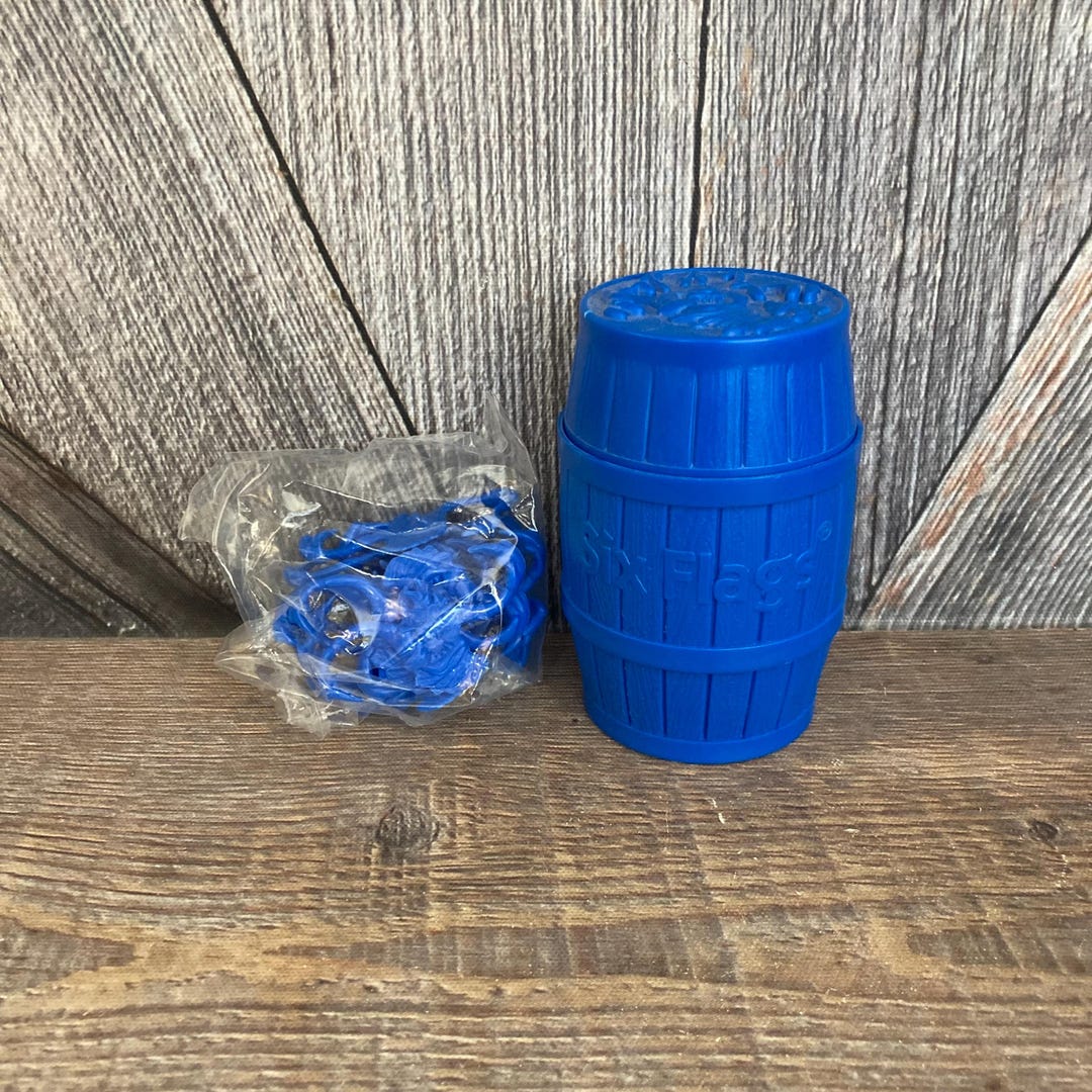 Vintage Taz Barrel of Monkeys Toy Looney Tunes Six Flags Plastic ...