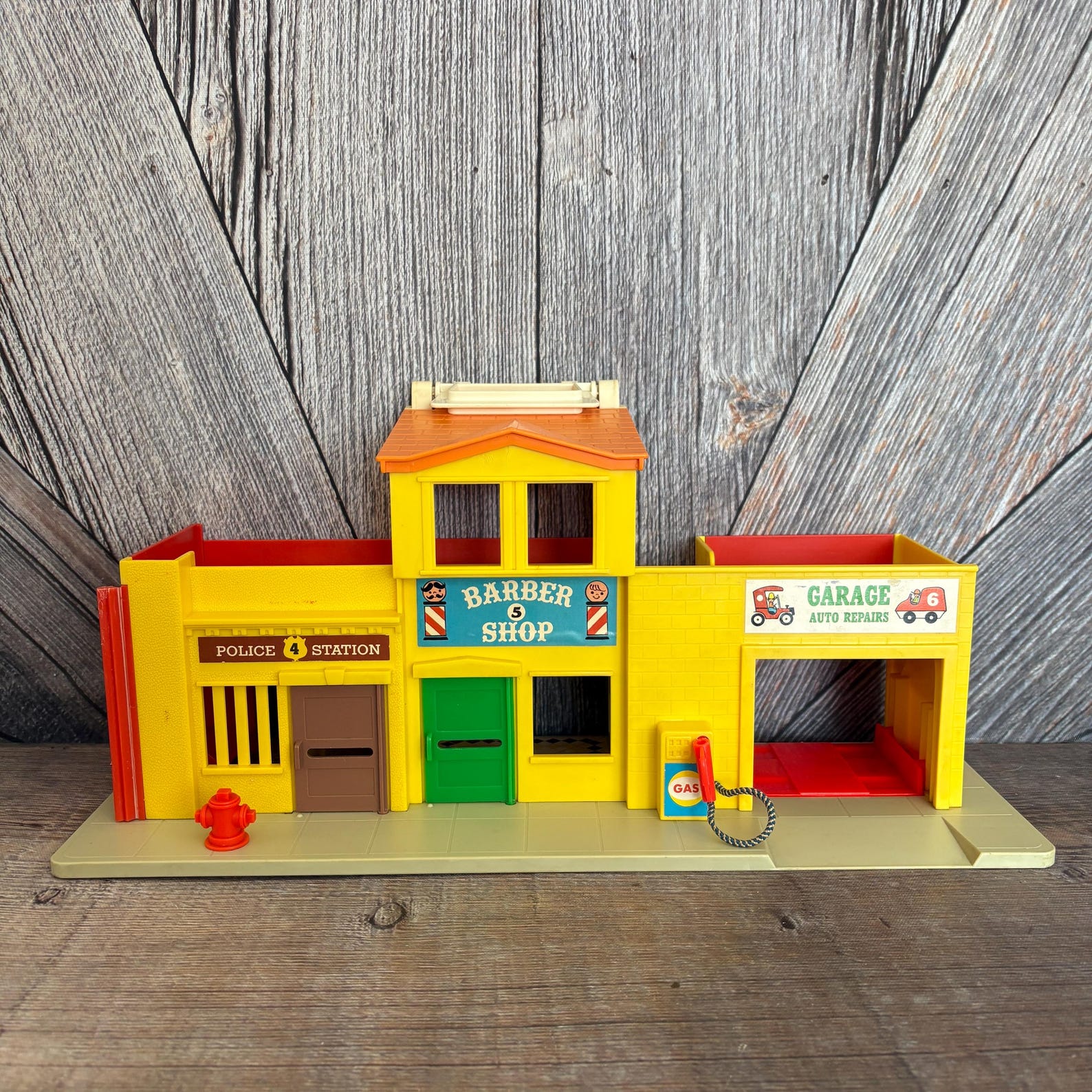 Vintage Fisher Price Little People Village {play Family Town Post ...