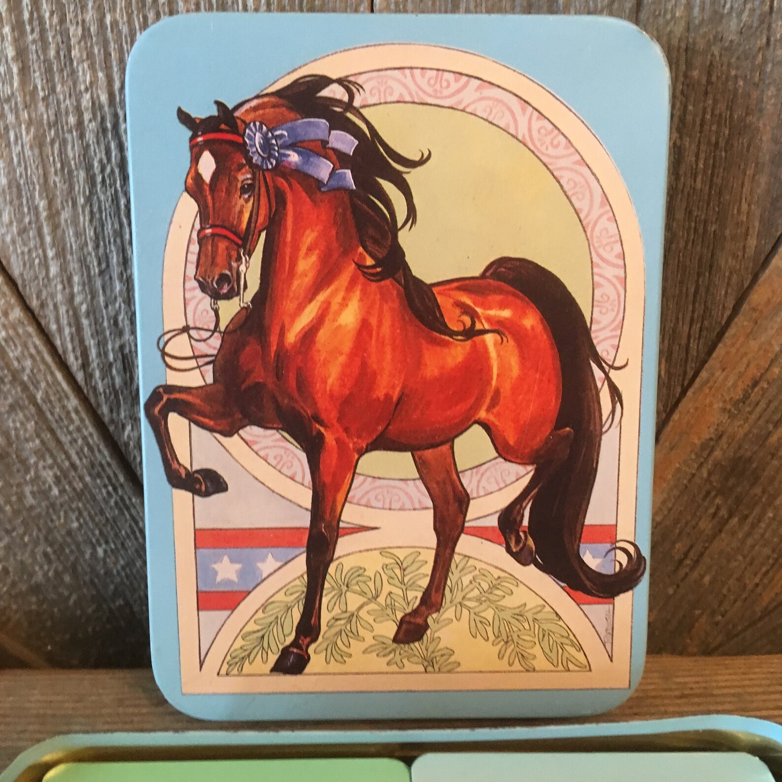 Rich Rudish 1987 Enesco Horse Playing Cards {arabian Saddlebred Morgan ...
